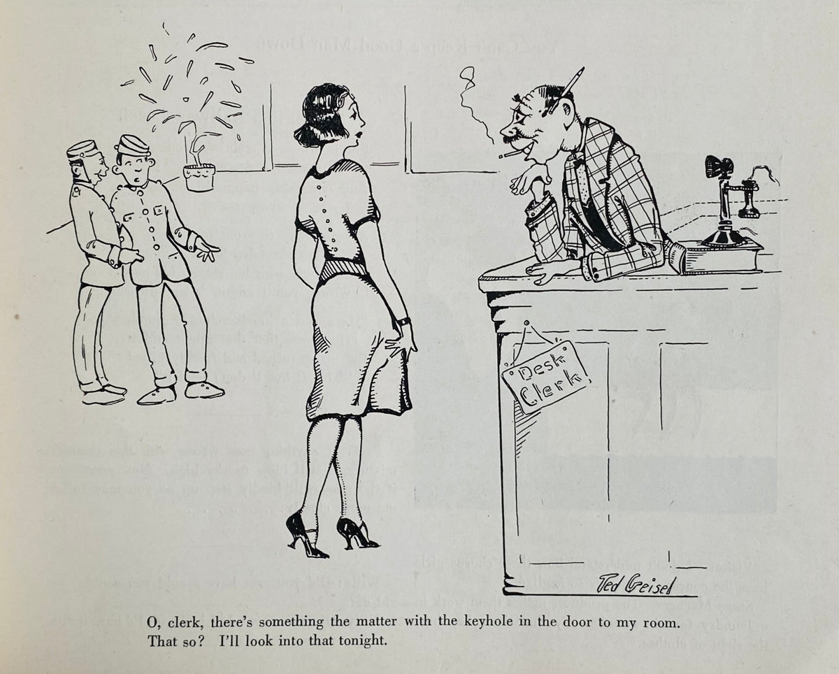 1921 THEODOR GEISEL, aka Dr. Seuss. The First Drawing, First Cartoon ...